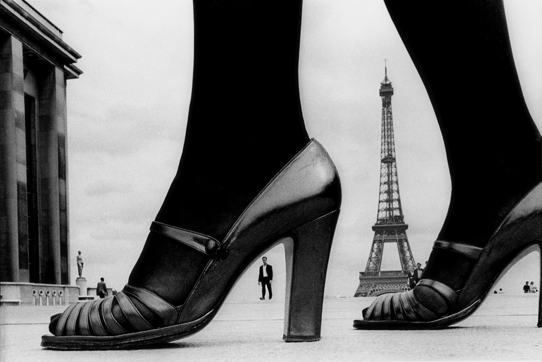 1974, Paris, France, for STERN, shoes and Eiffel Tower © Frank Horvat ...